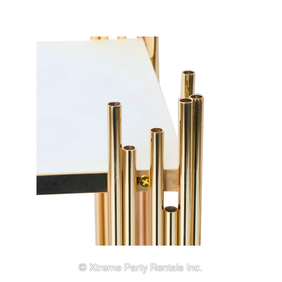 3 pcs of Gold Plinths Square Display Stand - Bouncy Castle & Party ...