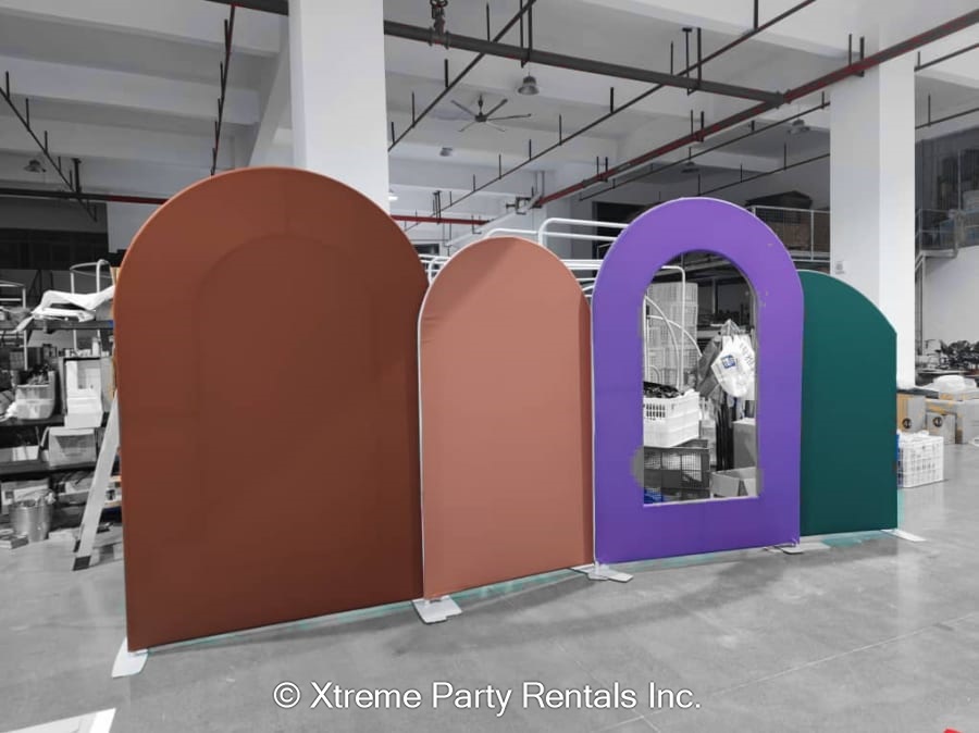 3ft x 6ft Arch Angle Backdrop - Dark Green - Bouncy Castle & Party ...