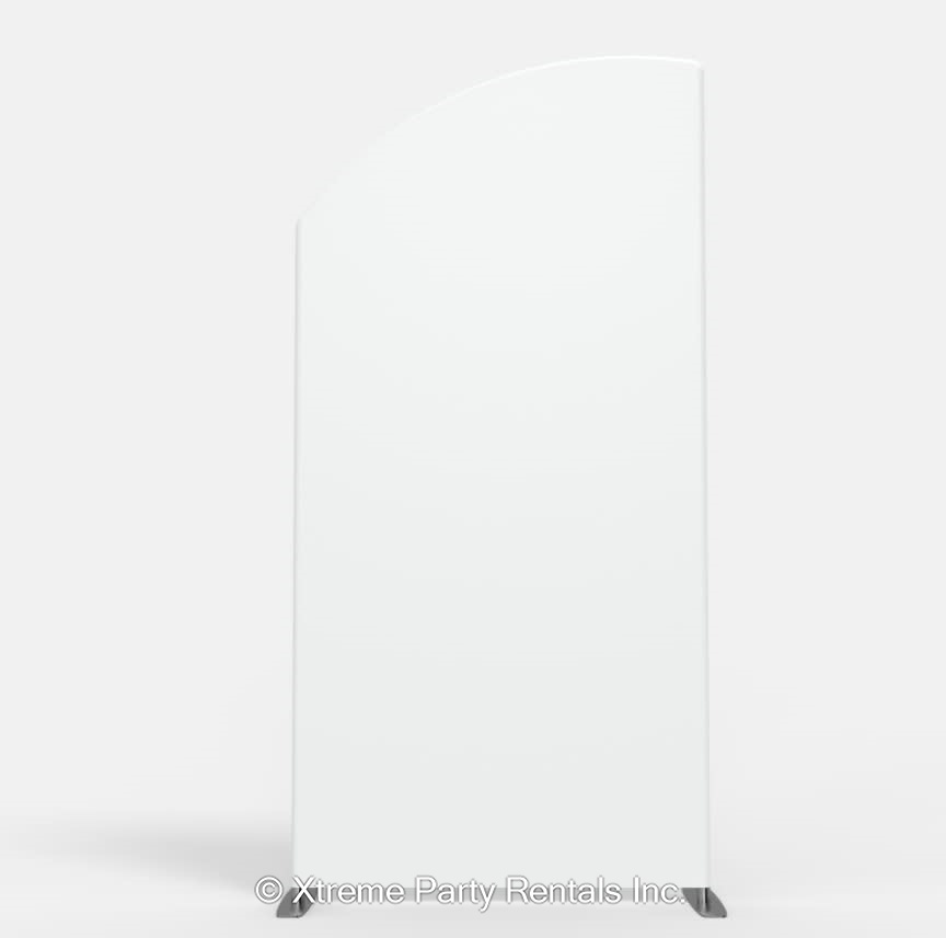 3ft x 6ft Arch Angle Backdrop - White - Bouncy Castle & Party Rentals ...