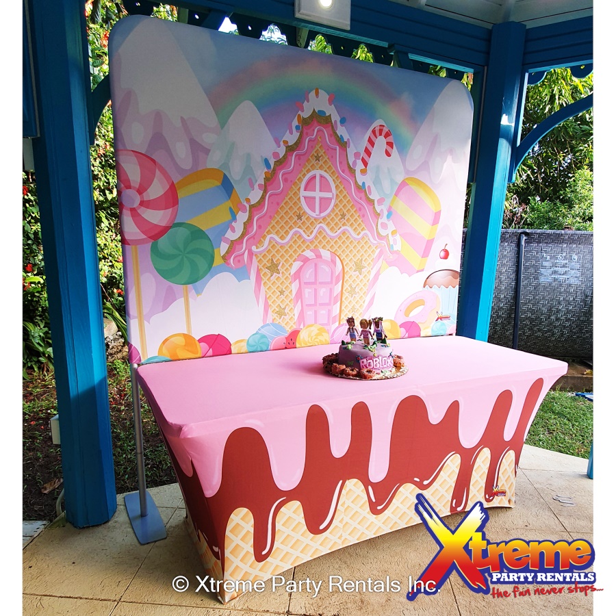 6ft x 7ft Candy Land Backdrop - Bouncy Castle & Party Rentals in ...