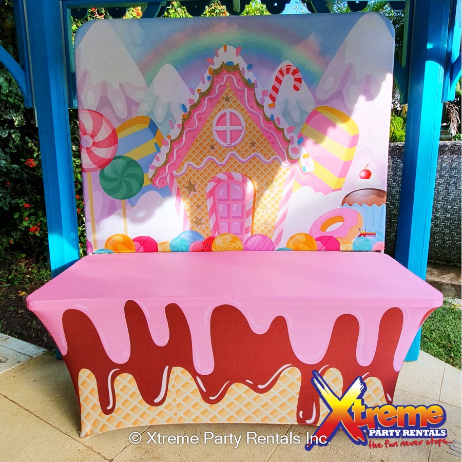 6ft x 7ft Candy Land Backdrop - Bouncy Castle & Party Rentals in ...