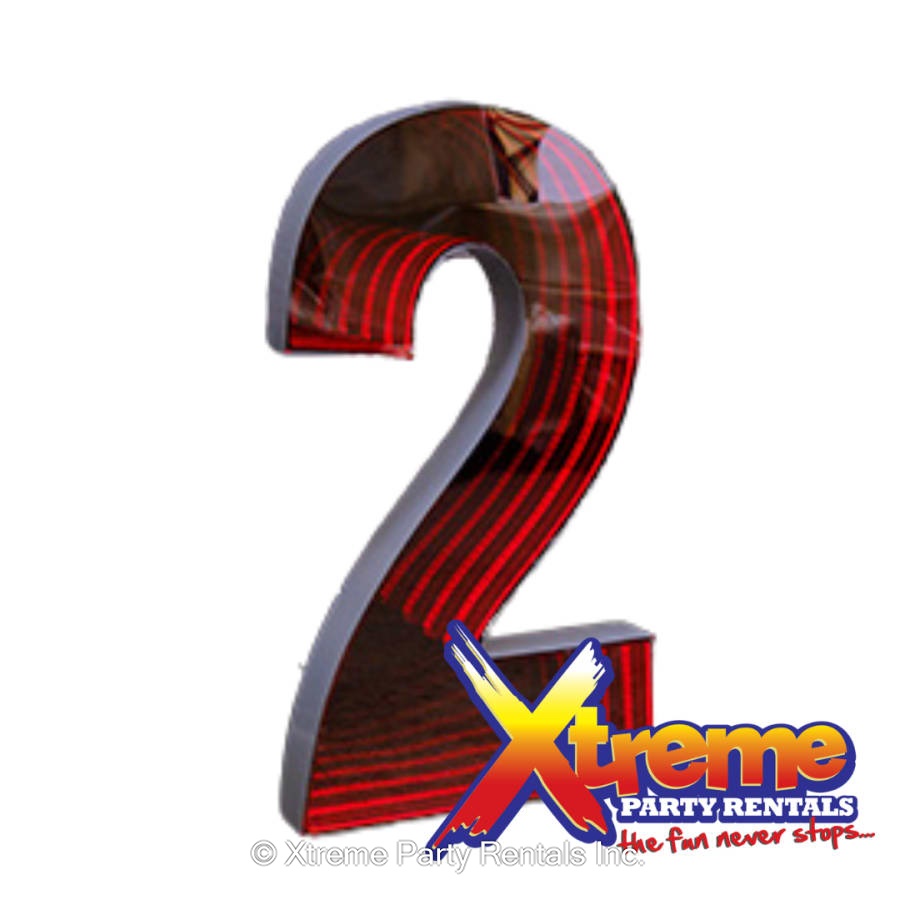 Infinity Marquee Mirror Number - 2 - Bouncy Castle & Party Rentals in ...