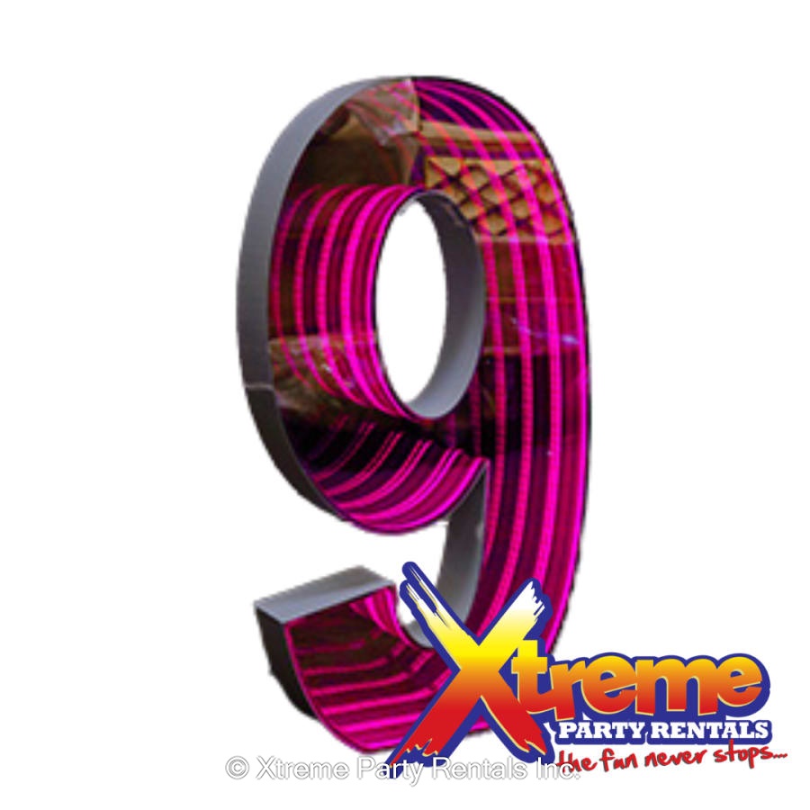 Rgb Infinity Numbers - Bouncy Castle & Party Rentals in Bridgetown ...